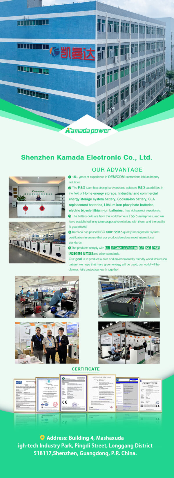 Kamada Power 10kWh Home Sodium Battery - Kamada Power